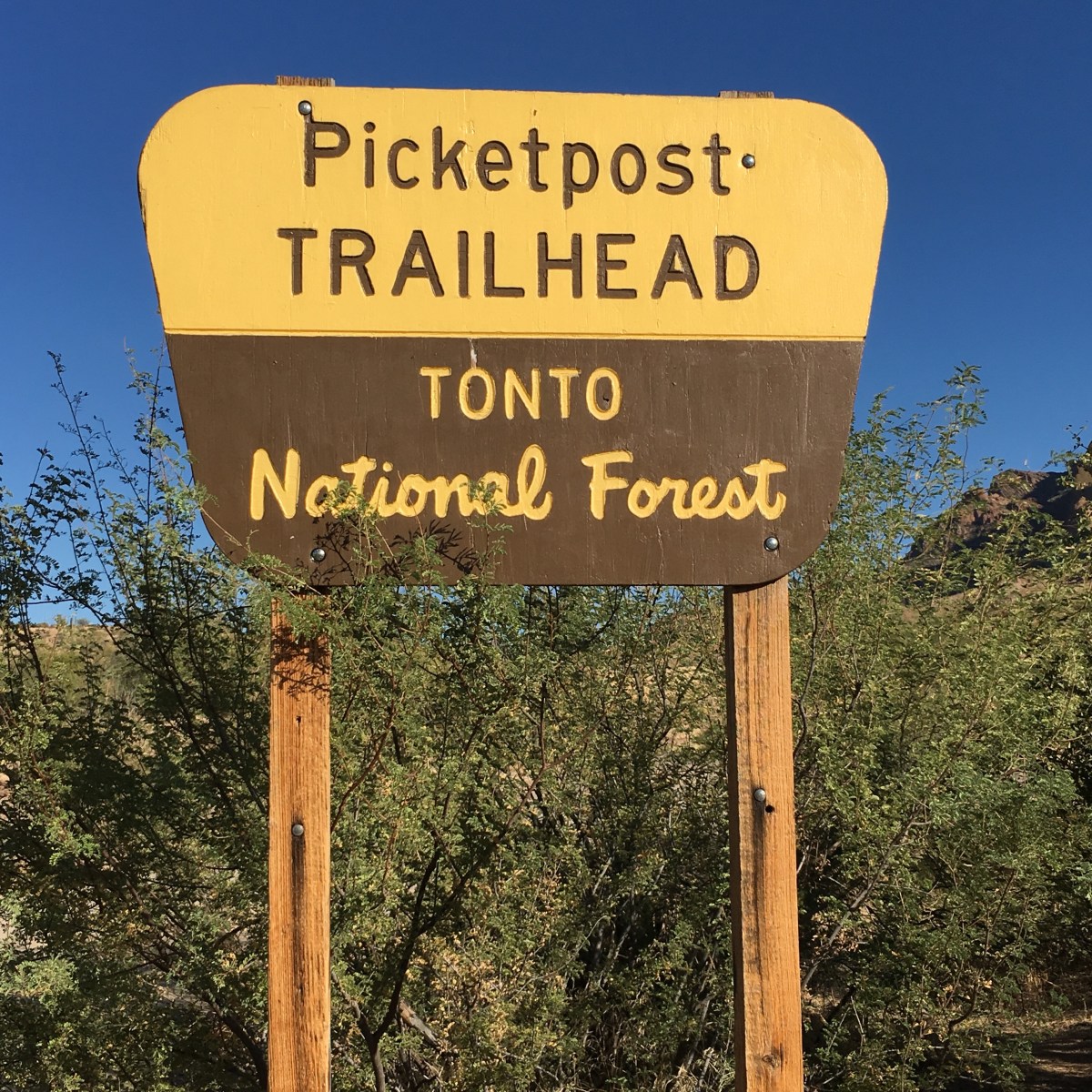 Picketpost Trailhead – Explore This Land